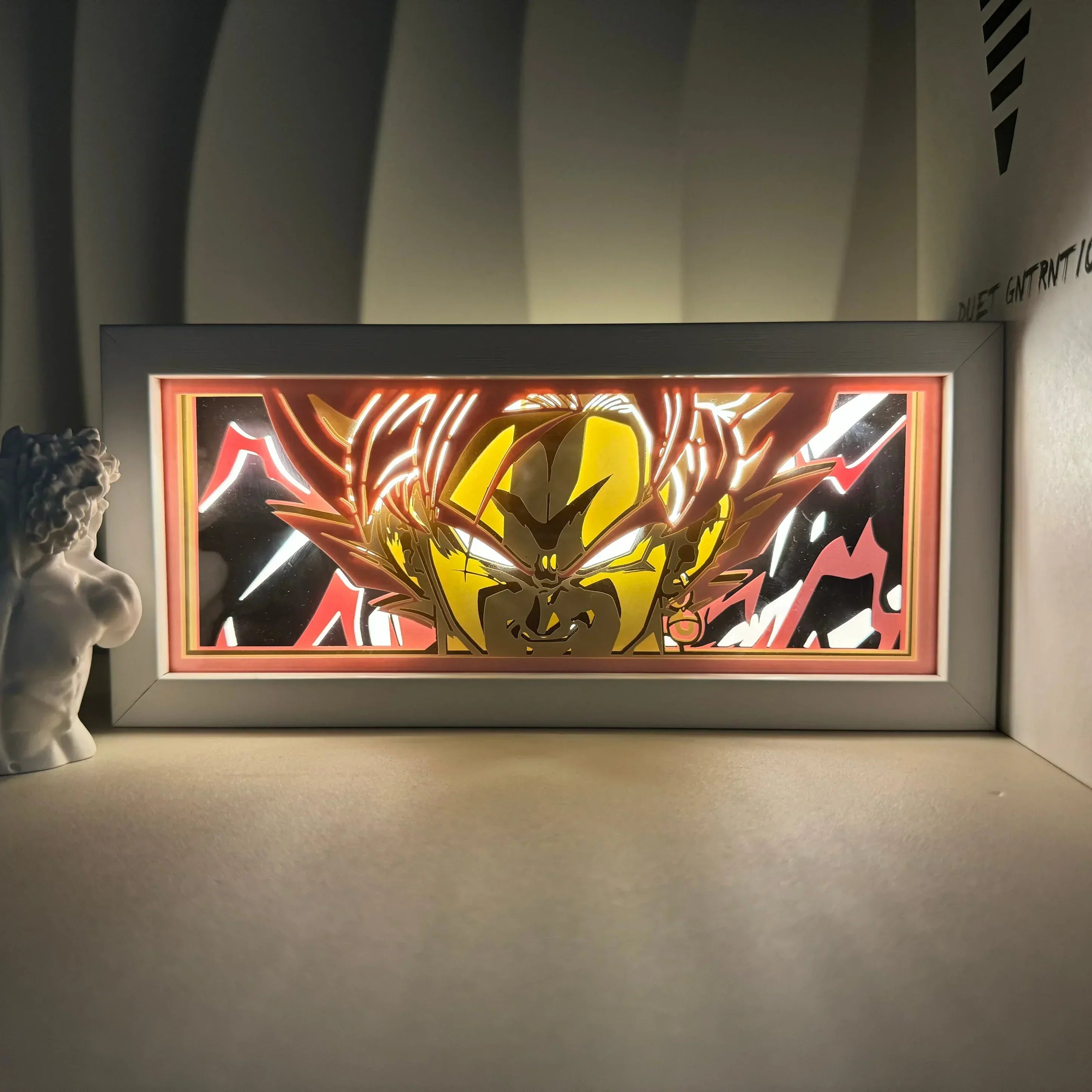 Goku Black Anime LED Light Box | Dragon Ball Room Decor – Manga Hikari Shop