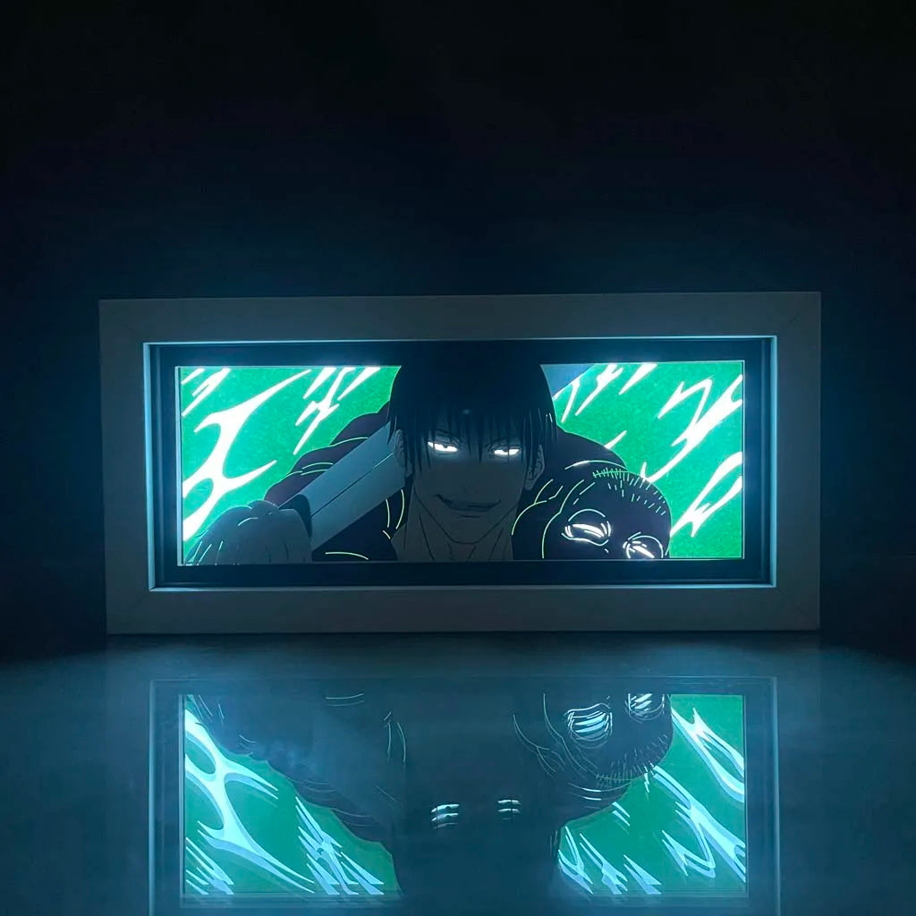 Toji Anime LED Light Box | Jujutsu Kaisen Room Decor – Manga Hikari Shop